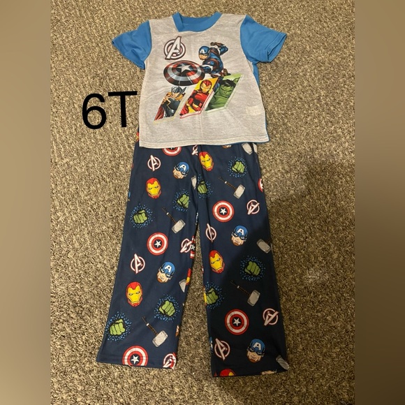 Marvel | Pajamas | 6t Boys Marvel Two Piece Pj Set | Poshmark